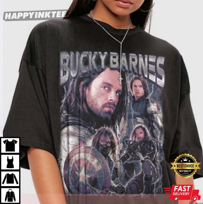 Bucky Barnes The Falcon And Winter Soldier Gift For Fan T-Shirt