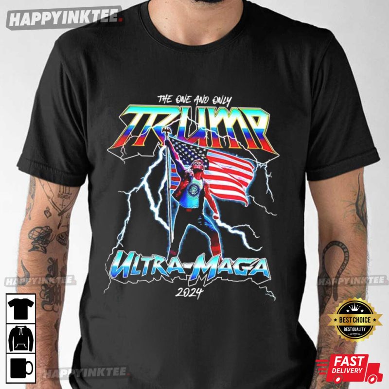 Donald Trump 2024 Ultra Maga Gift For Trump Supporters T-Shirt