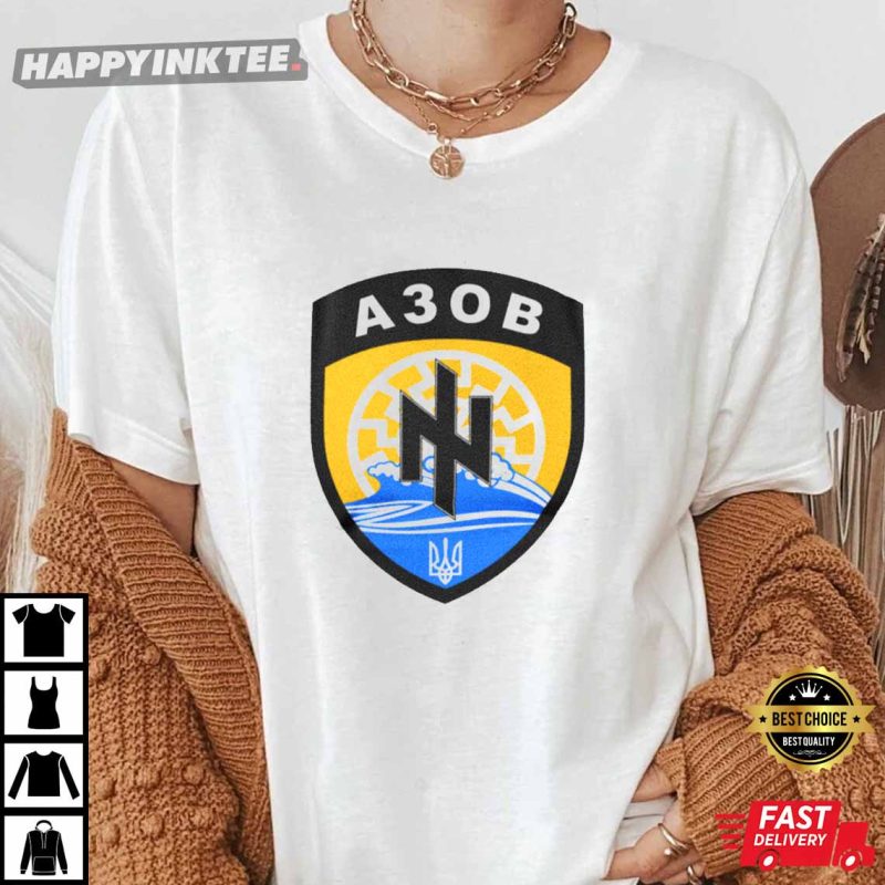 Azov Battalion Shirt, Ukraine Azov Battalion A30b T-Shirt