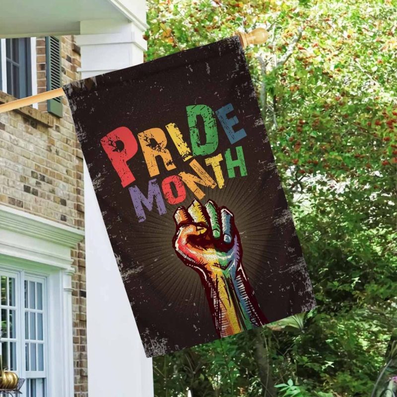 Vintage LGBT Pride Month Flag, Happy Pride Month Flag