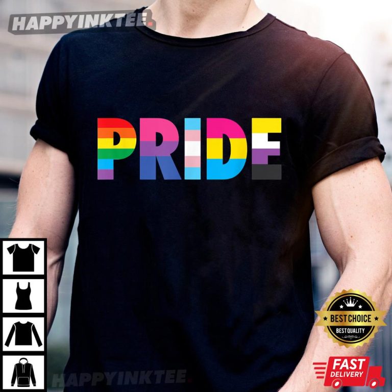 Pride LGBT Flag Transgender Rainbow Lesbian Gay Pride Month T-Shirt