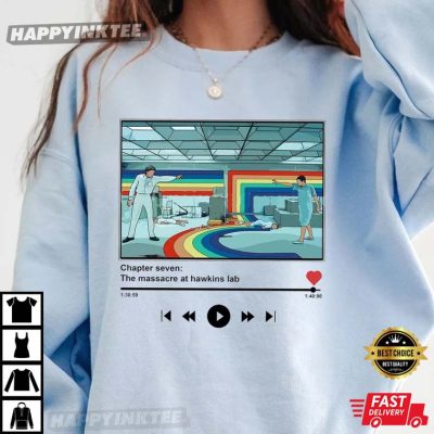 011 Vs 001 In Rainbow Room Stranger Things 4 Best T-Shirt