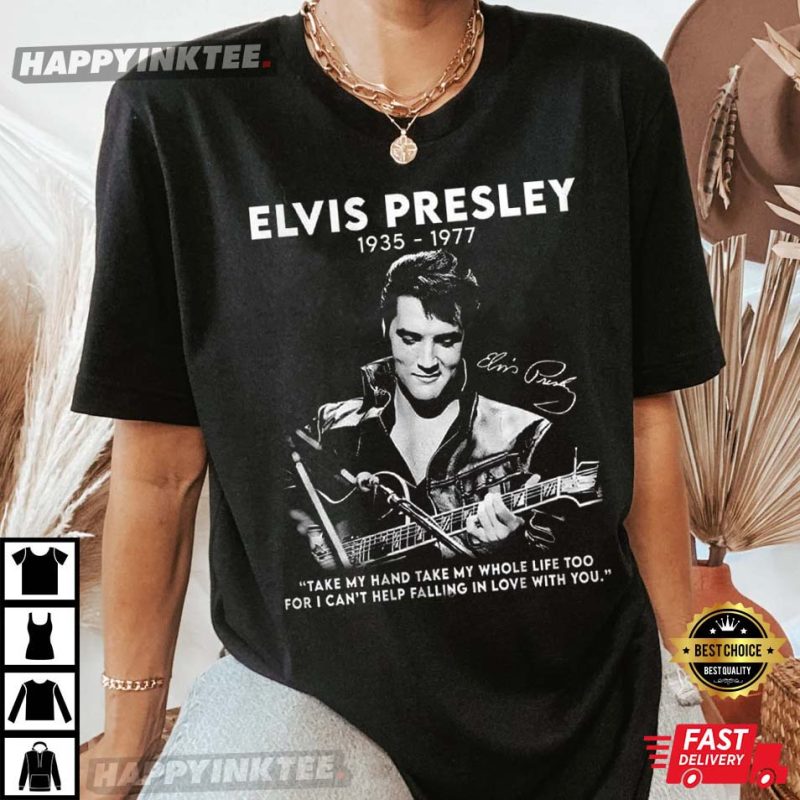 Elvis Presley King Of Rock Gift For Fan T-Shirt