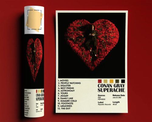 Conan Gray Superache Poster, Conan Gray Best Poster
