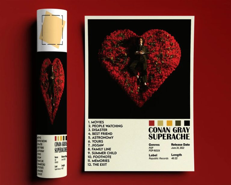 Conan Gray Superache Poster, Conan Gray Best Poster