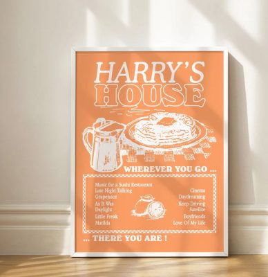 Harry's House Harry Styles Track List Poster