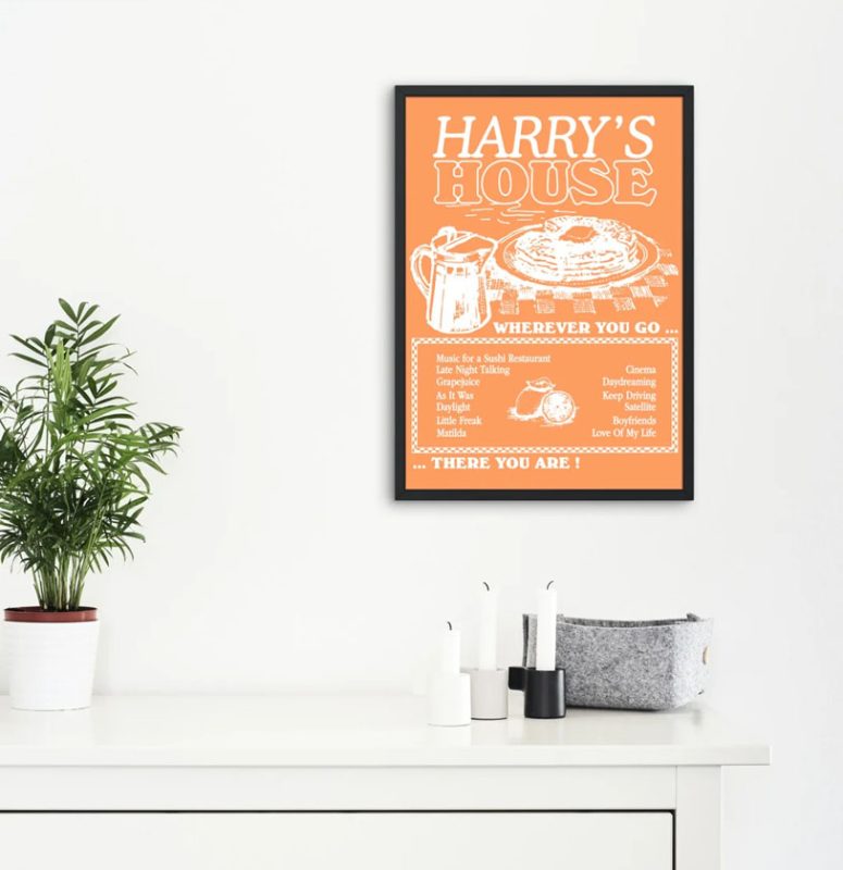 Harry's House Harry Styles Track List Poster