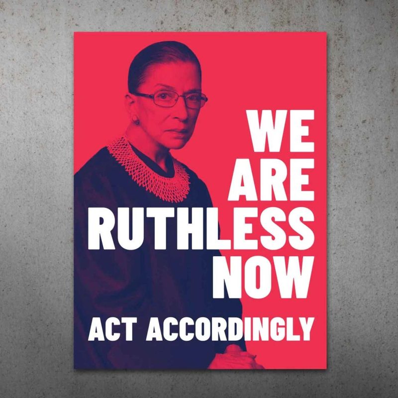 We are Ruthless PRINTABLE Protest Poster