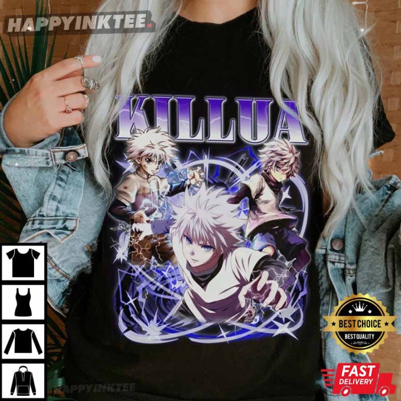 Killua Zoldyck Vintage 90s Style Best T-Shirt