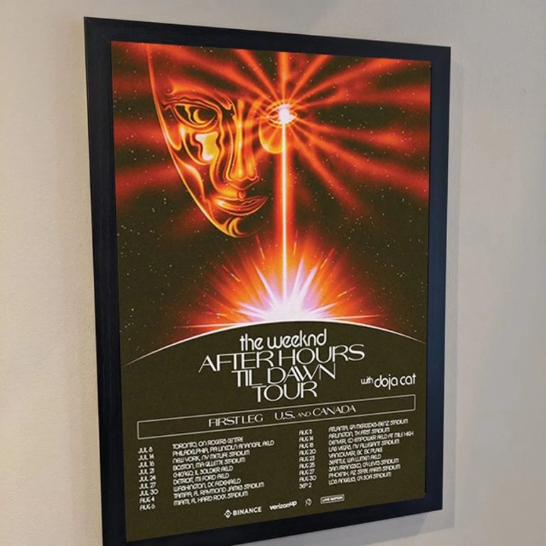 The Weeknd After Hours Til Dawn Tour Poster