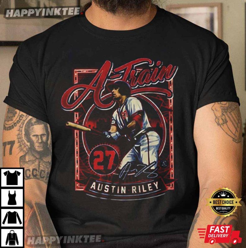 Austin Riley Signature Atlanta Braves Baseball T-Shirt