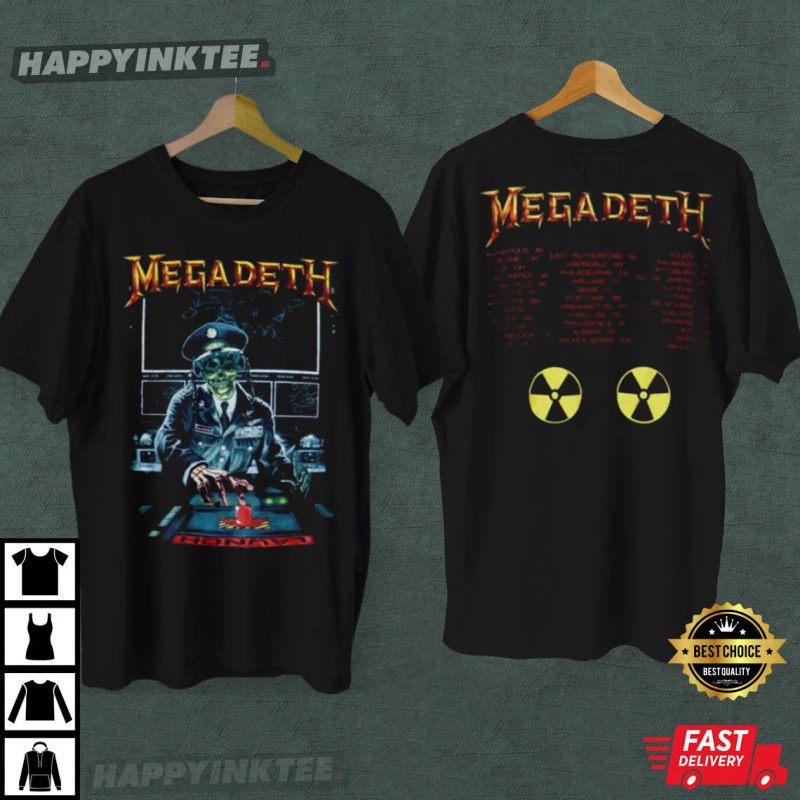 Megadeth Rust In Peace Tour T-Shirt