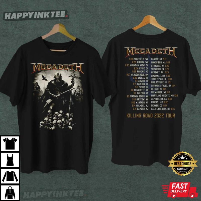 Megadeth Killing Road Merch T-Shirt