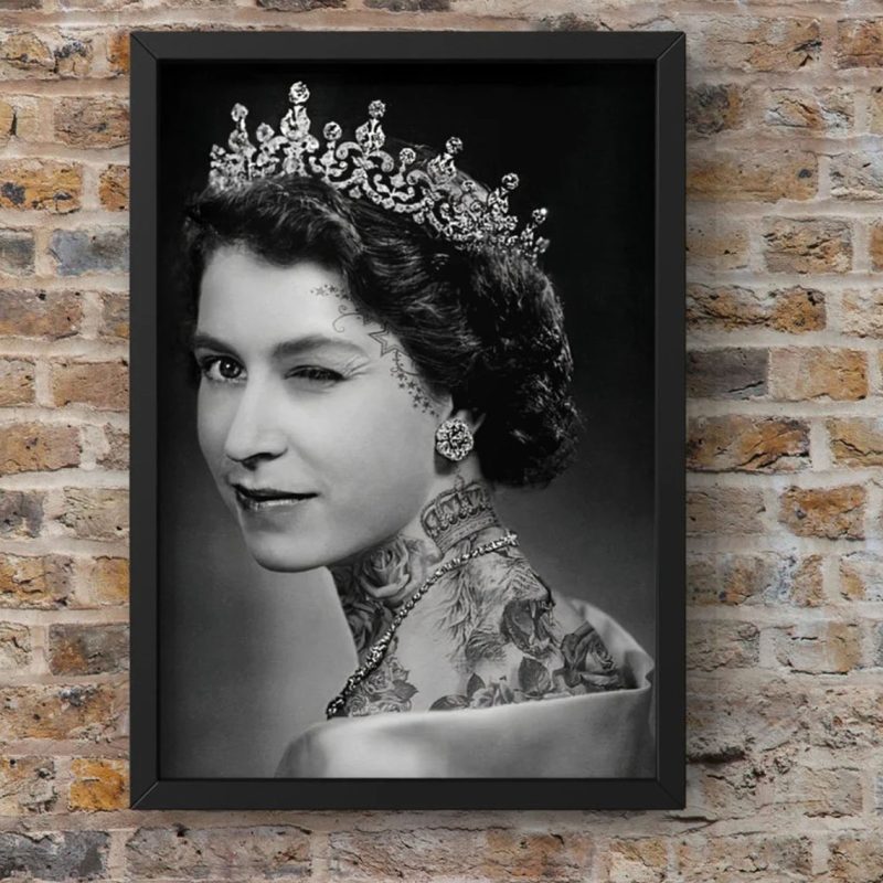 Vintage Queen Elizabeth II Poster