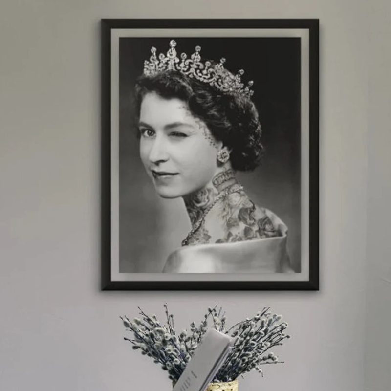 Vintage Queen Elizabeth II Poster