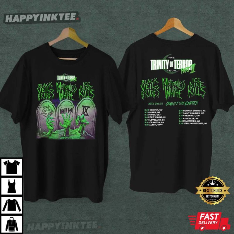 The Trinity Of Terror Tour Shirt Part 2 T-Shirt