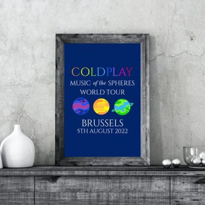 Coldplay Music Of The Spheres World Tour Poster