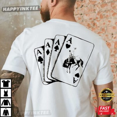 Ace Card Cowboy Playing Card T-Shirt