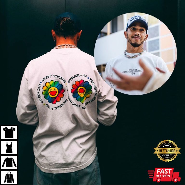 Lewis Hamilton Collab Takashi Murakami New Merch T-Shirt