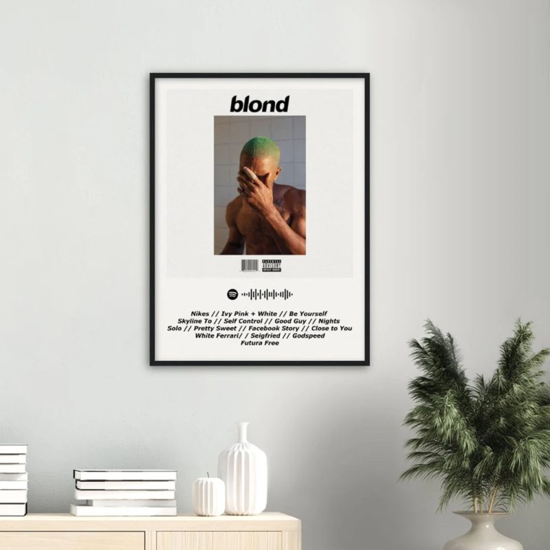 Blonde Album Frank Ocean Poster