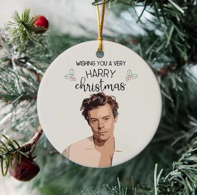 Harry Styles Wishing You A Very Harry Christmas Ornament