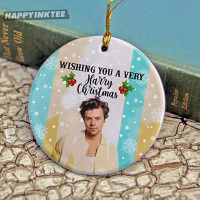 Harry Styles Wishing You A Very Christmas Ornament