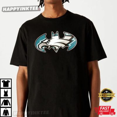Philadelphia Eagles Batman Logo NFL New T-Shirt