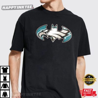 Philadelphia Eagles Batman Logo NFL New T-Shirt