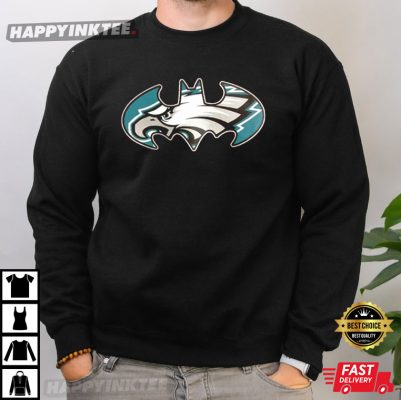 Philadelphia Eagles Batman Logo NFL New T-Shirt