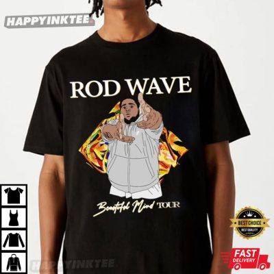 Rod Wave Beautiful Mind Tour Merch Unisex Best T-Shirt