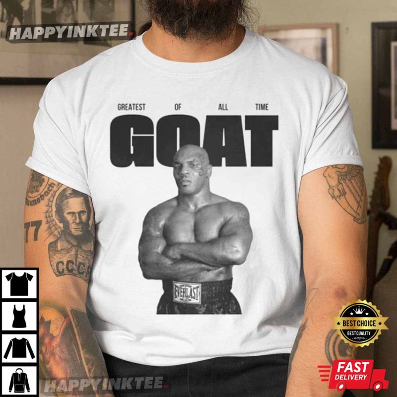 Mike Tyson Boxing Goat Greatest Of All Time T-Shirt
