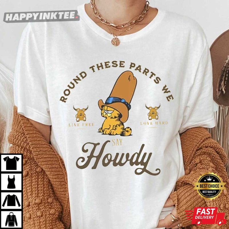 Garfield Cowboy Howdy T-Shirt