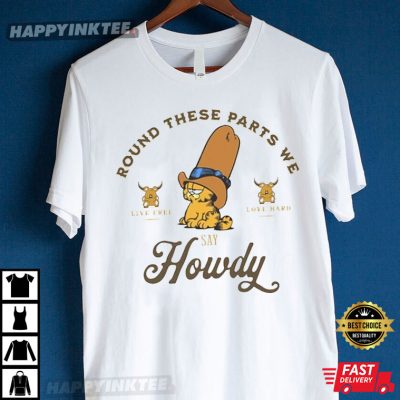 Garfield Cowboy Howdy T-Shirt