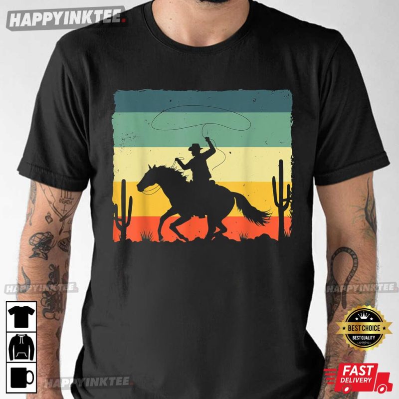 Retro Western Cowboy Best T-Shirt
