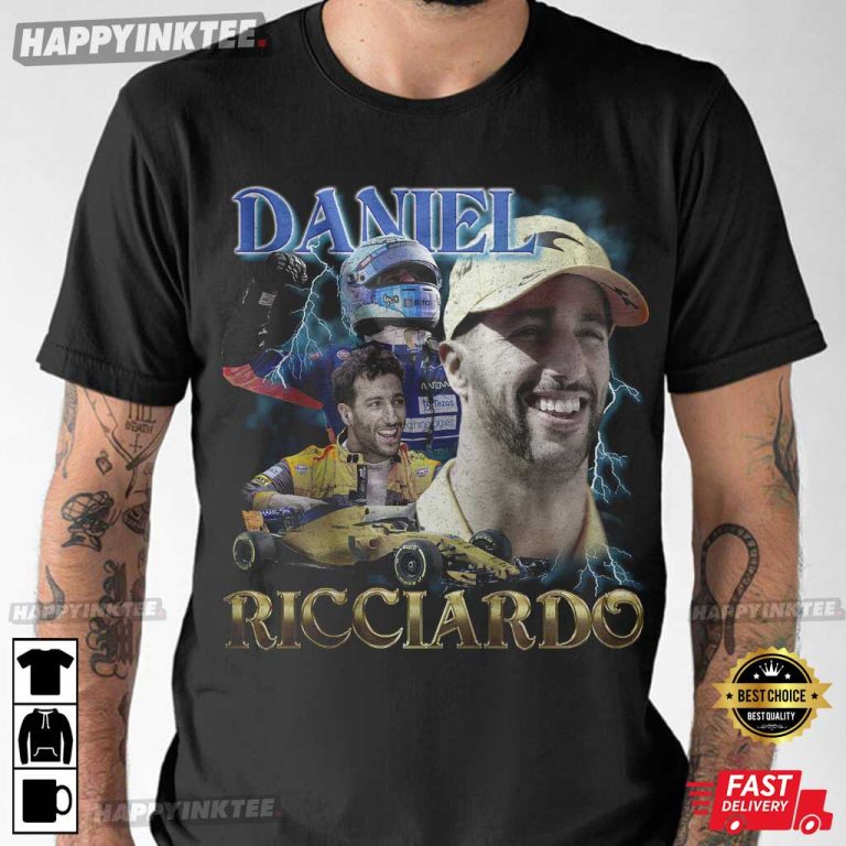 Daniel Ricciardo Bootleg Driver Racing Championship T-shirt