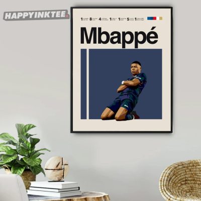 Kylian Mbappe France Best Soccer World Cup 2022 Poster