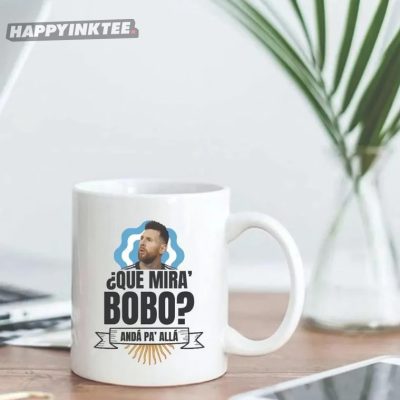 Lionel Messi Qué Miras Bobo Meme Best Mug