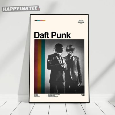 Daft Punk Print Art, Daft Punk Concert Best Poster