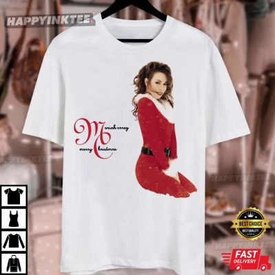 Mariah Carey Merry Christmas Album Cover T-Shirt