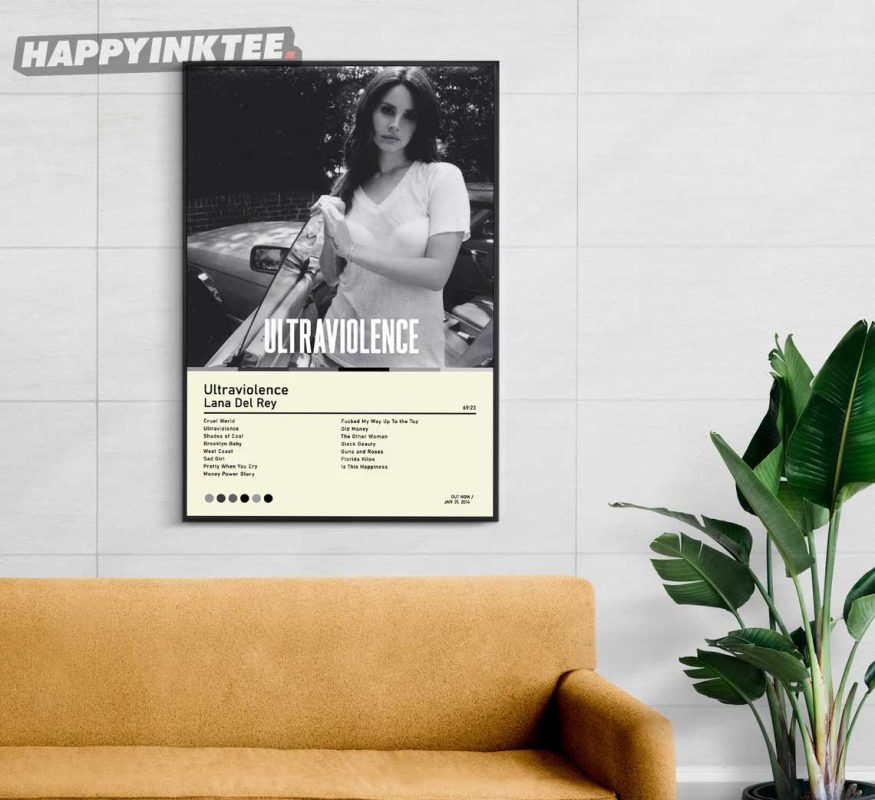 Lana Del Rey Ultraviolence Poster Album Cover Poster