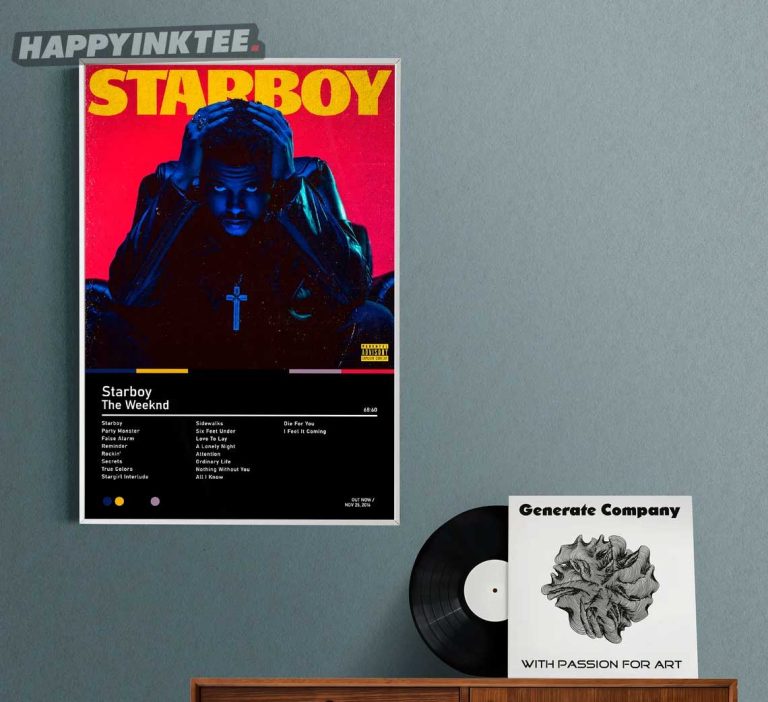 The Weeknd Starboy Album Poster