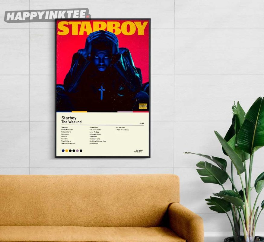 The Weeknd Starboy Album Poster