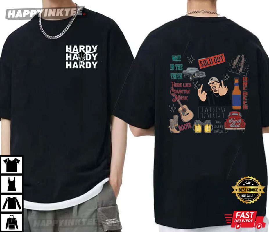 Hardy Country Singer Album Full Tracklist T-Shirt - Bring Your Ideas ...