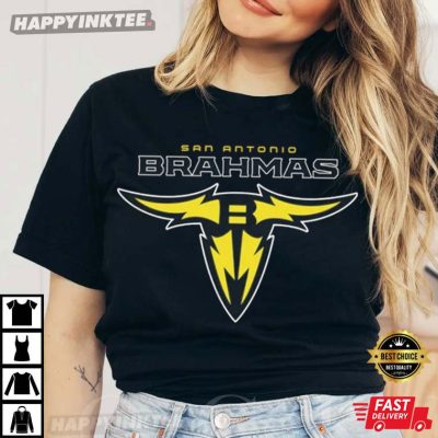 San Antonio Brahmas Football Team Logo T-Shirt