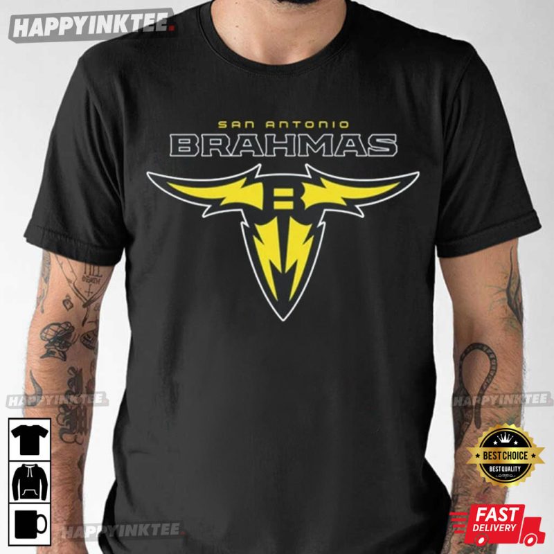 San Antonio Brahmas Football Team Logo T-Shirt