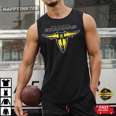 San Antonio Brahmas Football Team Logo T-Shirt