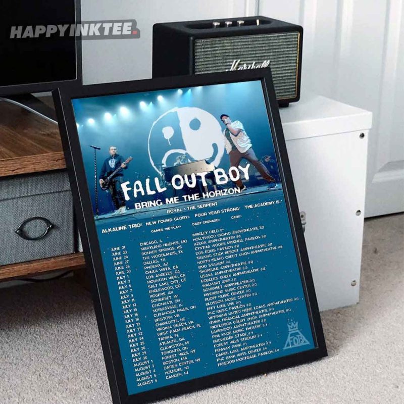 Fall Out Boy Tour 2023 Home Decor Wall Poster - Bring Your Ideas ...