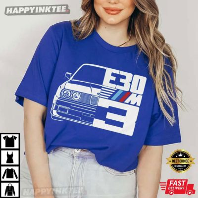 BMW E30 M3 Shirt, Bimmer Car Lover T-Shirt - Bring Your Ideas, Thoughts ...
