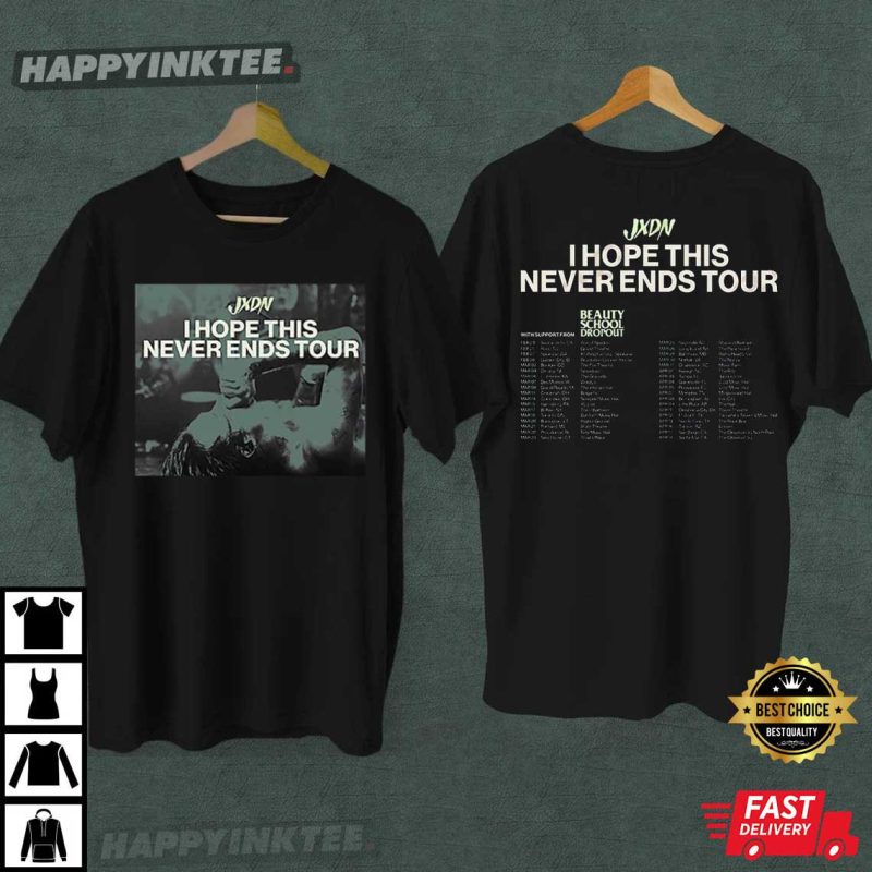 JXDN I Hope This Never Ends Tour 2023 Merch T-Shirt