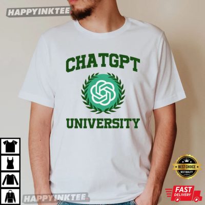 Chat GPT University T-Shirt - Bring Your Ideas, Thoughts And ...
